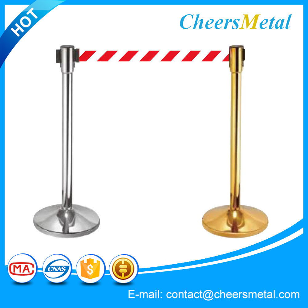 Metal queue line barrier stanchions from China manufacturer - Tianchang ...